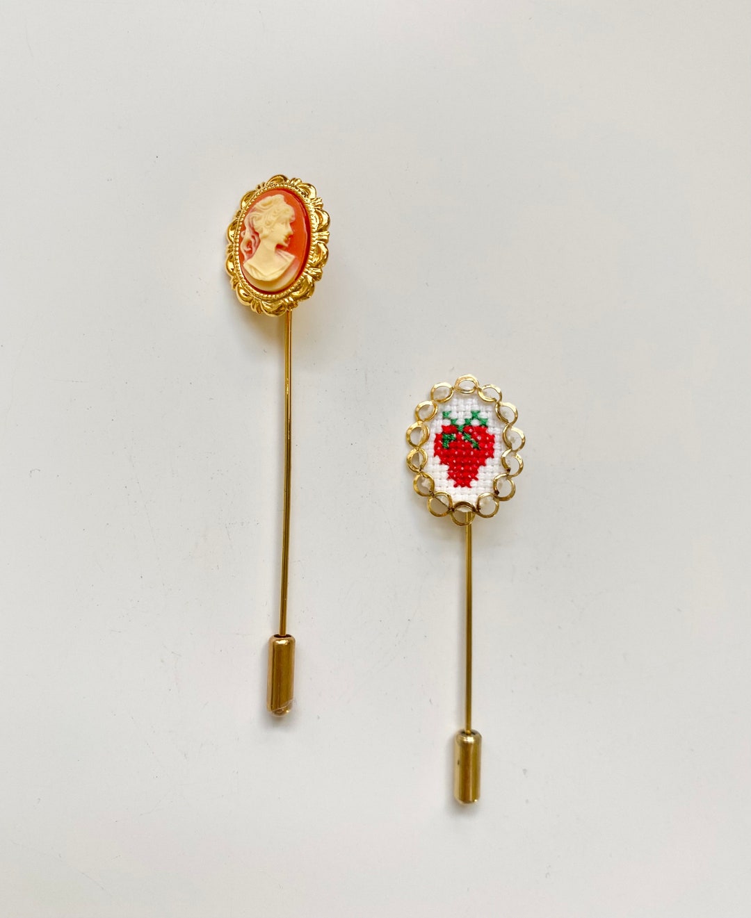 Set of 2 Stick Pins - Etsy