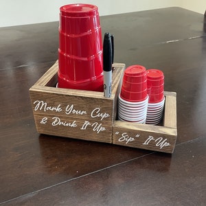 Plastic Cup Box | Plastic Cup Holder | Shot Glass Box | Shot Cup Box - Etsy