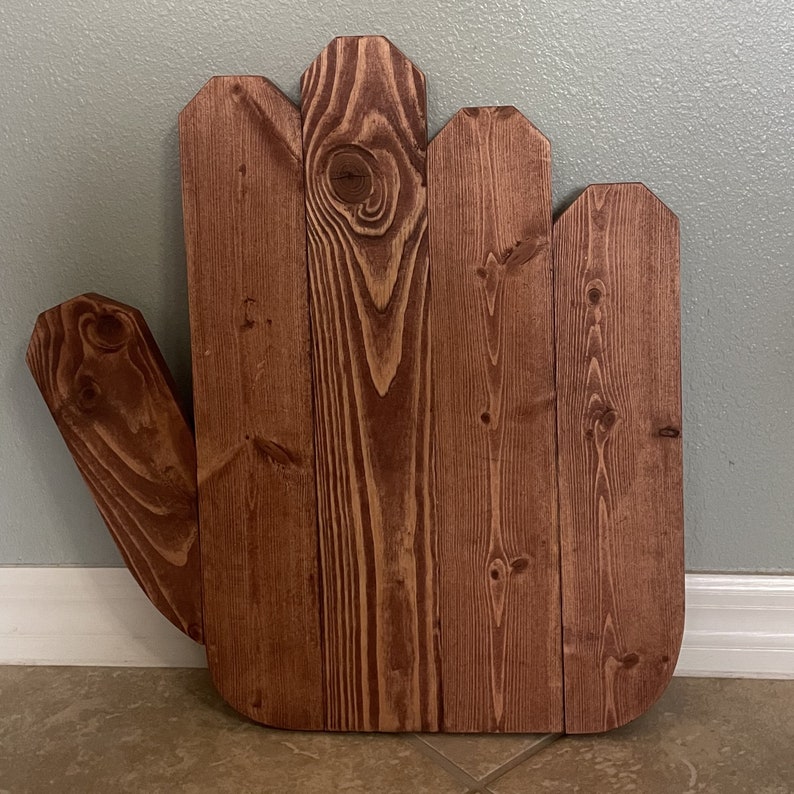 Wooden Hand Sign Language Wall Decor - I Love You & Various Other Signs ...