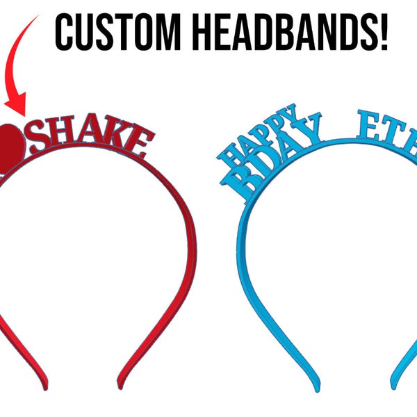 Custom Headbands - Etsy