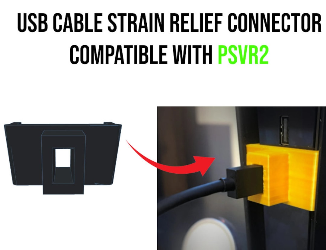 USB Cable Strain Relief Connector Compatible With PSVR2 - Etsy