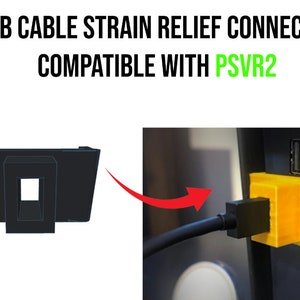 USB Cable Strain Relief Connector Compatible With PSVR2 - Etsy