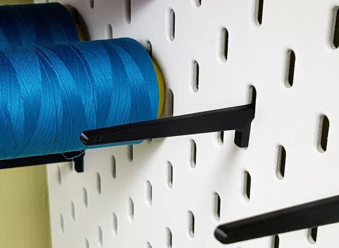 Pegboard and Yarn Spool Pegs Compatible With Ikea Skadis - Etsy