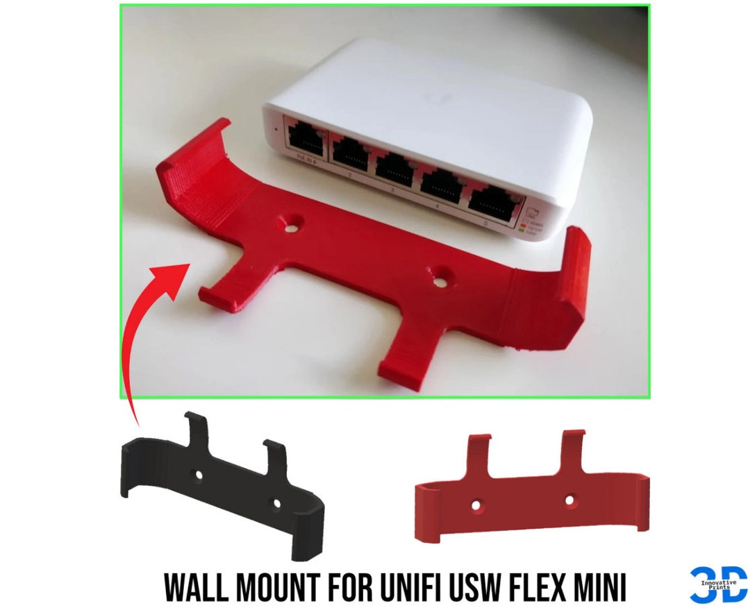 Wall Mount Compatible With Unifi USW Flex Mini Network Switch With POE ...