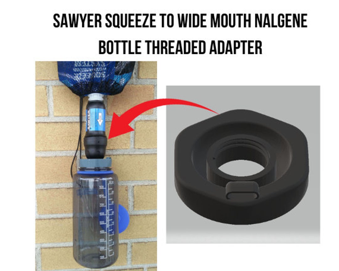Sawyer Squeeze to Wide Mouth Nalgene - Bottle Threaded Adapter - Etsy