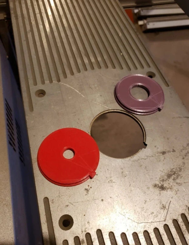 Router Table Insert Ring for Ryobi BT3000, 3090, BT3100 Saw 1/2, 1, 1 1 ...