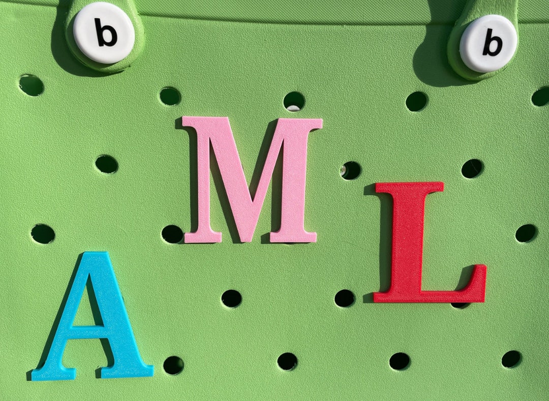 Bogg Bagg Letter Charms initials bogg Bag Monograms Fit Bogg Bag and ...