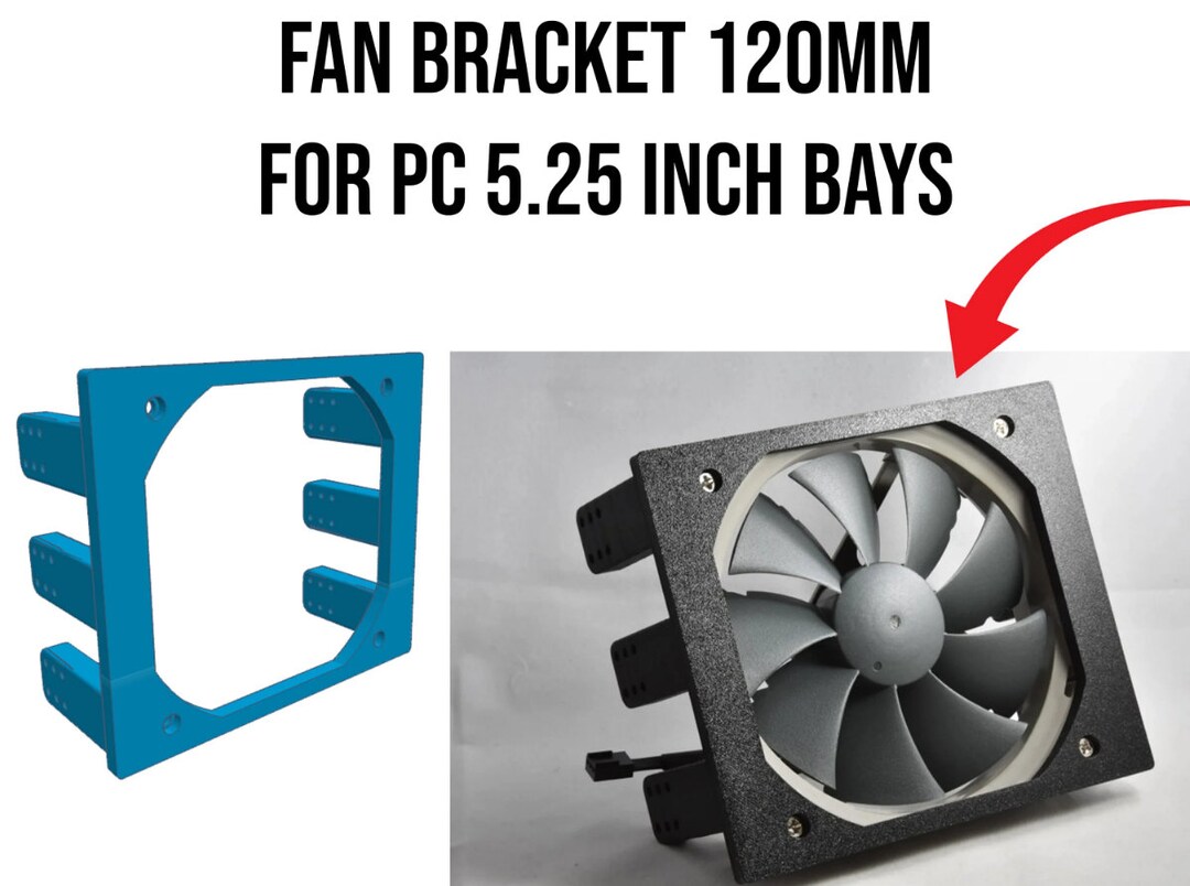 Fan Bracket 120mm for PC 5.25 Inch Bays - Multiple Colors - Etsy