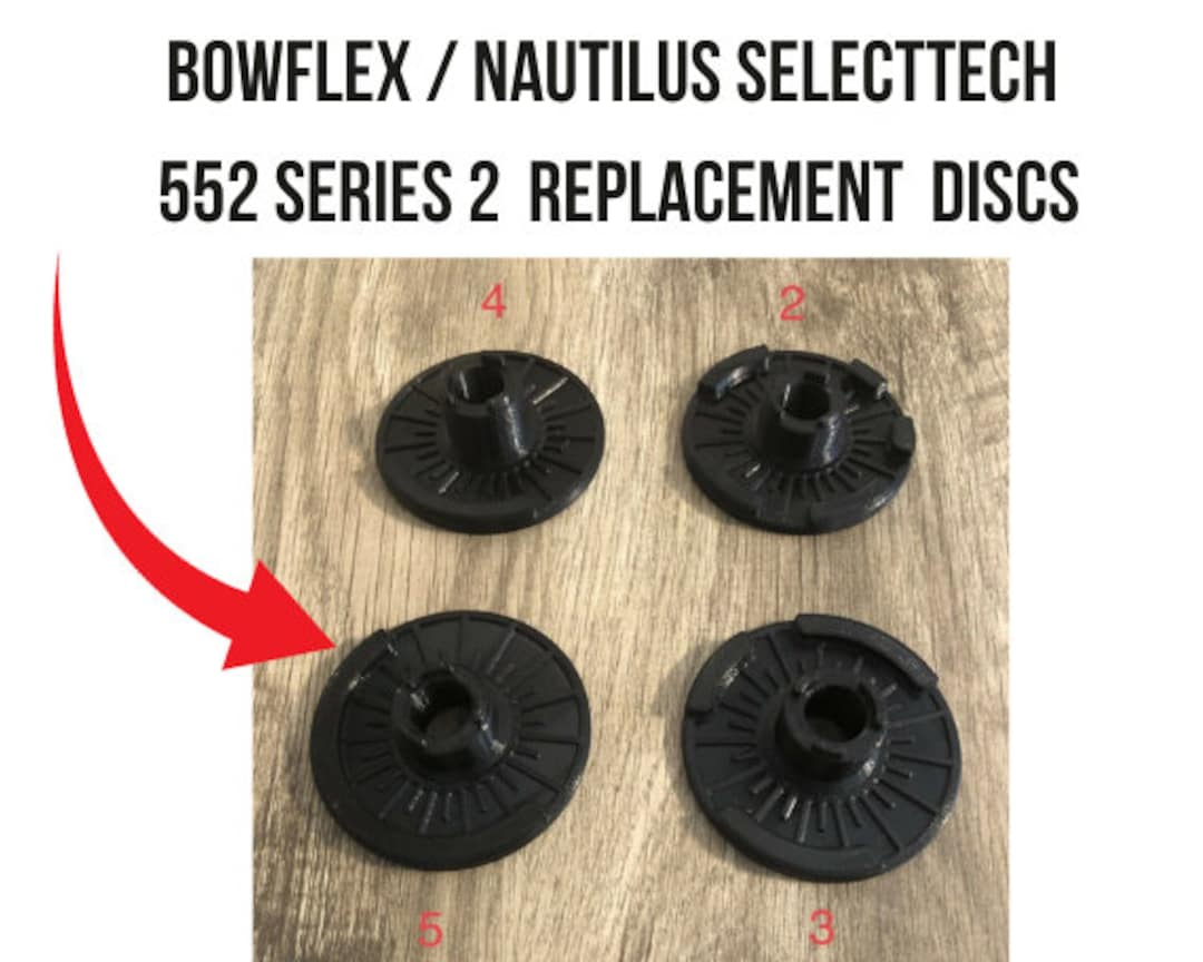 Bowflex / Nautilus Selecttech 552 Series 2 Disc 2,3,4,5 Replacement 3D ...