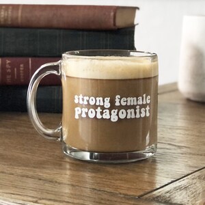 Strong Female Protagonist Mug, Feminist Mug, Writer Coffee Cup ...