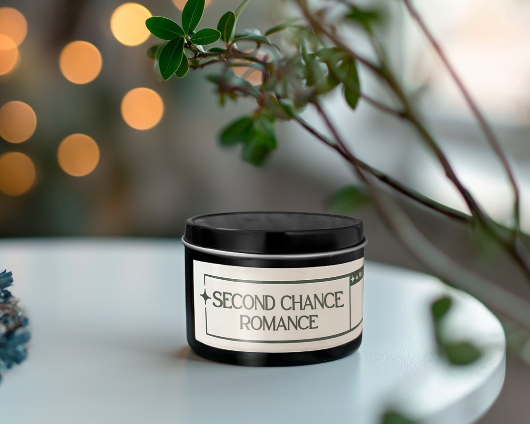 Book Candle Second Chance Romance, Book Trope Candle for Readers, Gifts ...