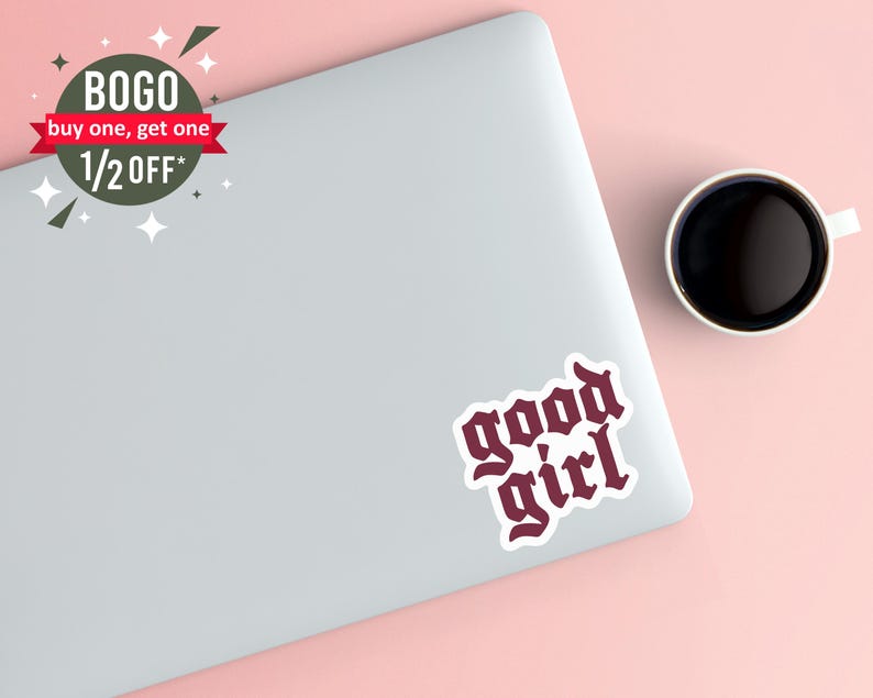 Good Girl Smut Sticker, Bookish Stickers for Kindle, Romance Reader ...