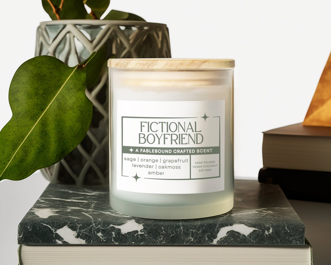 Fictional Boyfriend Bookish Candle for Readers, Book Lover Gifts ...