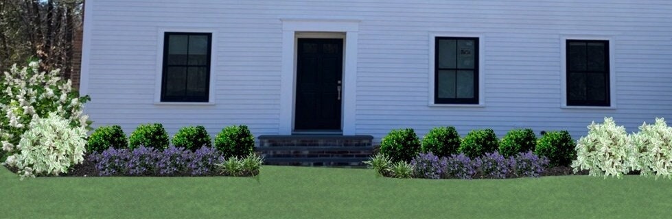 Landscape Design Plan Foundation Planting 'freeport' - Etsy