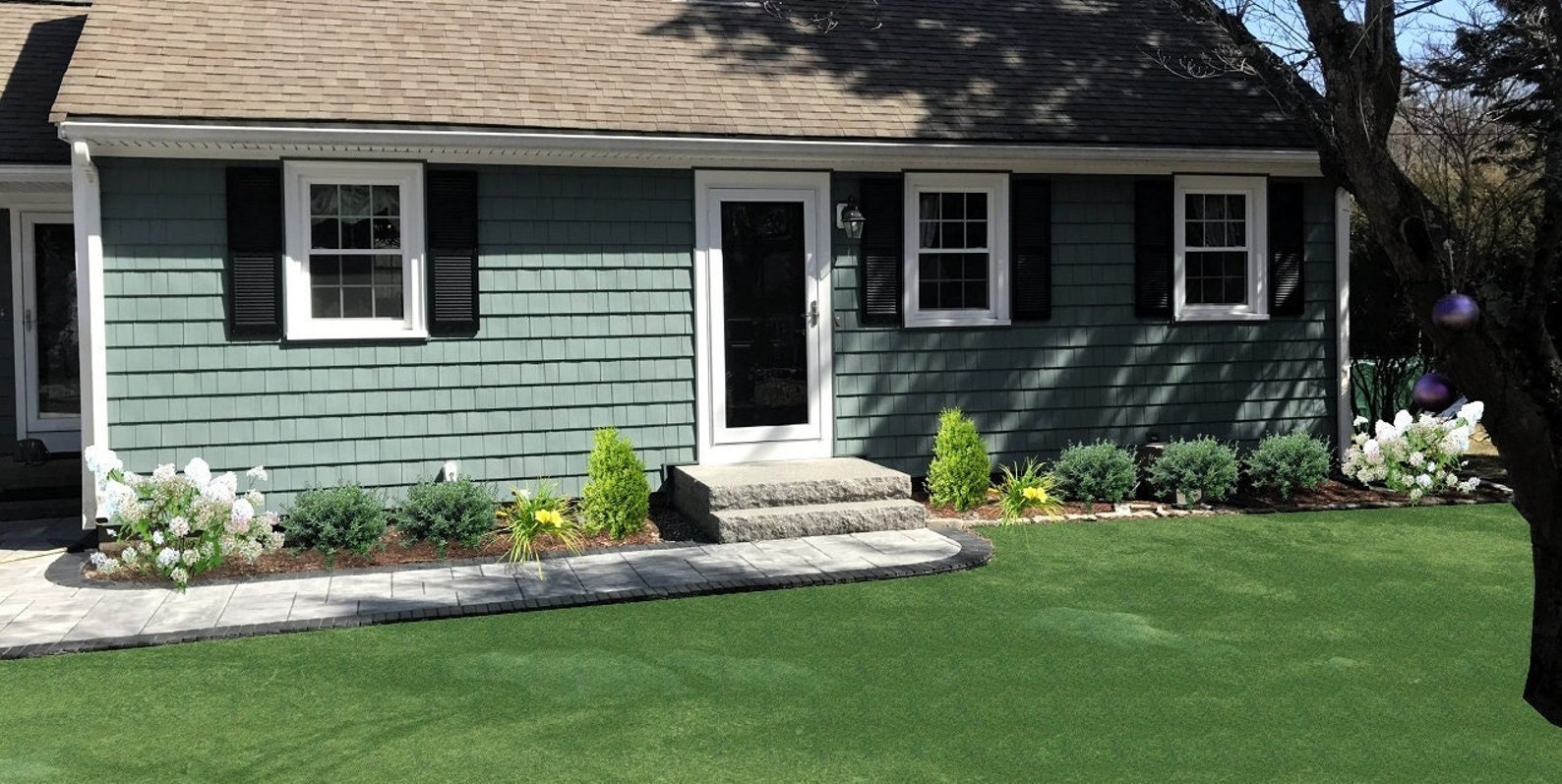 Landscape Design Plan 'brook Cottage' Foundation Planting and Flower ...