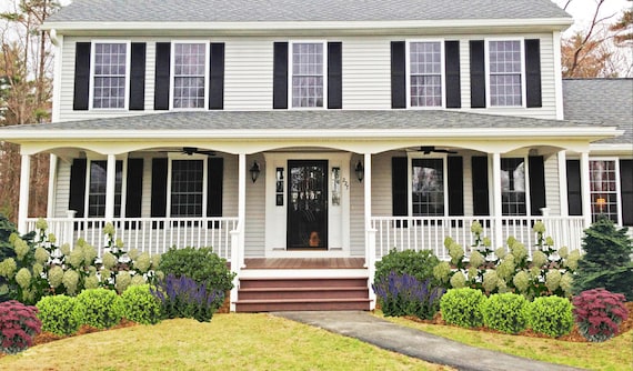 Landscape Design Plan for Foundation Planting the Hillcrest - Etsy