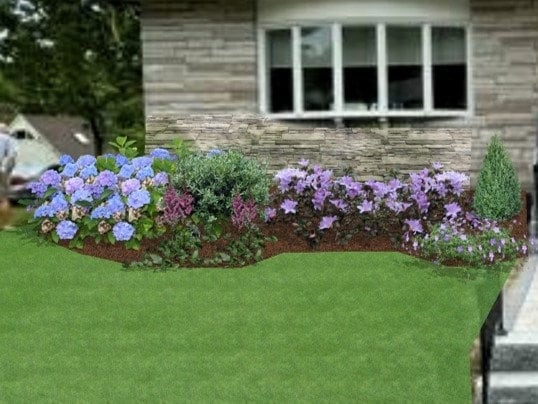 Landscape Design Plan for Foundation Planting 'stoneview' - Etsy