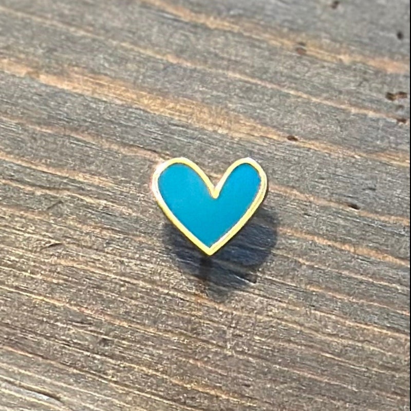 Tiny Heart Buttons - Etsy