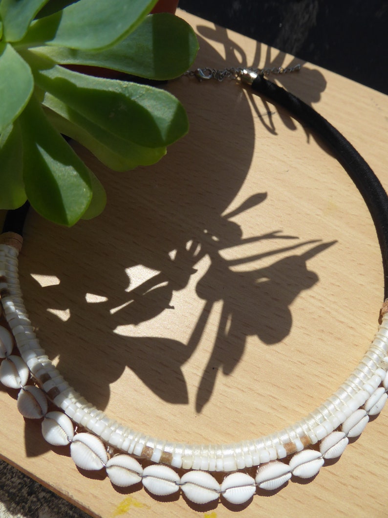 Necklace of Cowrie Shells and Fine Shells Handmade - Etsy UK