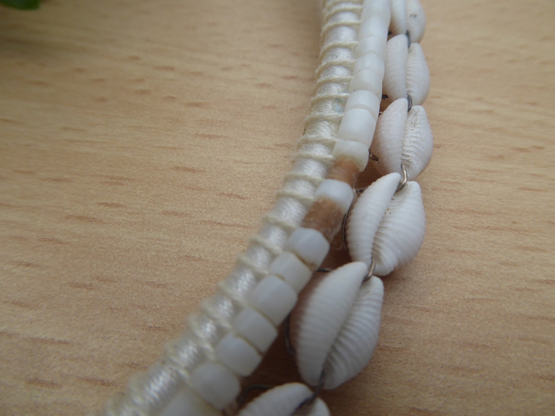 Necklace of Cowrie Shells and Fine Shells Handmade - Etsy UK
