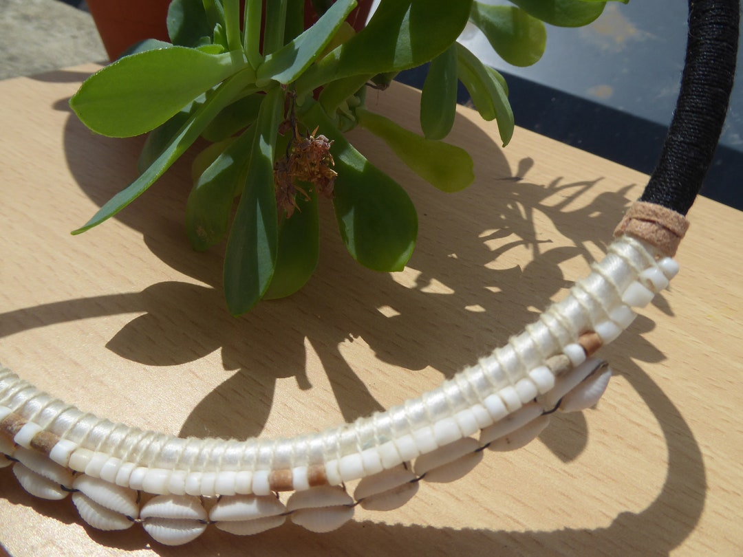 Necklace of Cowrie Shells and Fine Shells Handmade - Etsy UK