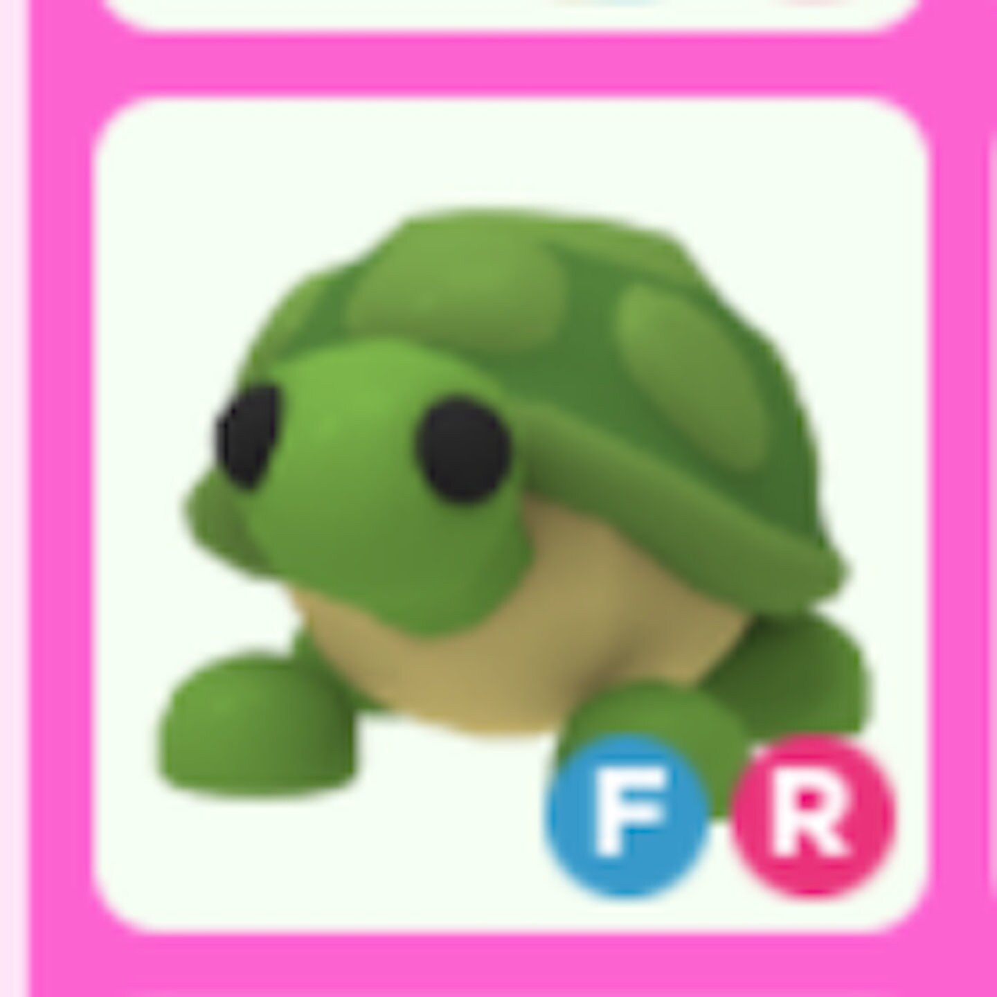 Adopt Me Pet Turtle Fly Ride FR Legendary Cheap | Etsy