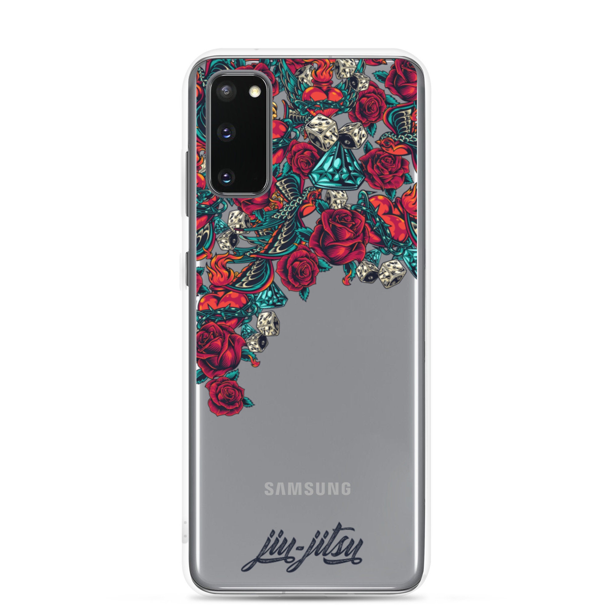 Tattoo Series - Roses and Dice Jiu Jitsu Samsung Phone Case - Etsy