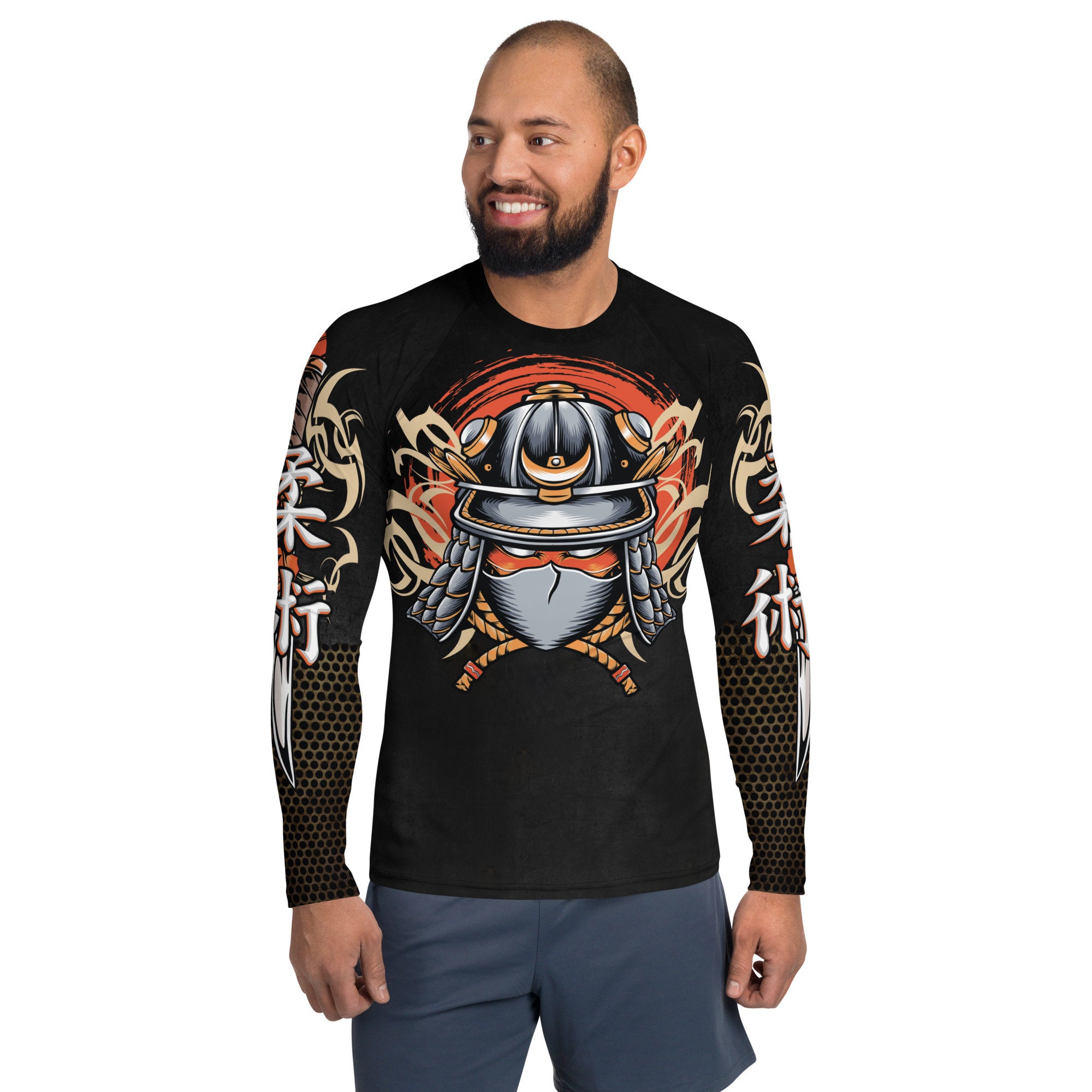 Men's Jiu Jitsu Rash Guard for BJJ the Art of the Samurai - Etsy