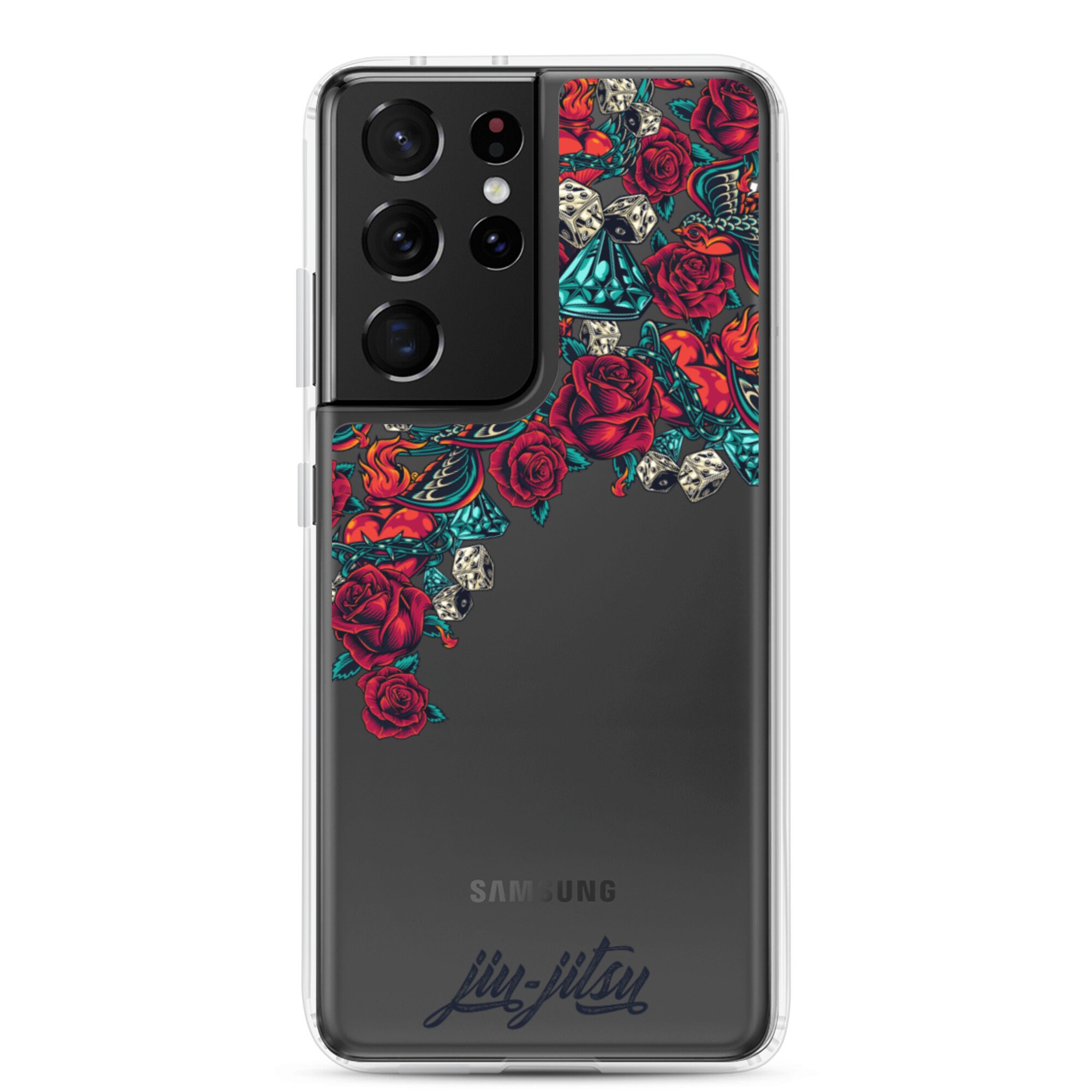 Tattoo Series - Roses and Dice Jiu Jitsu Samsung Phone Case - Etsy