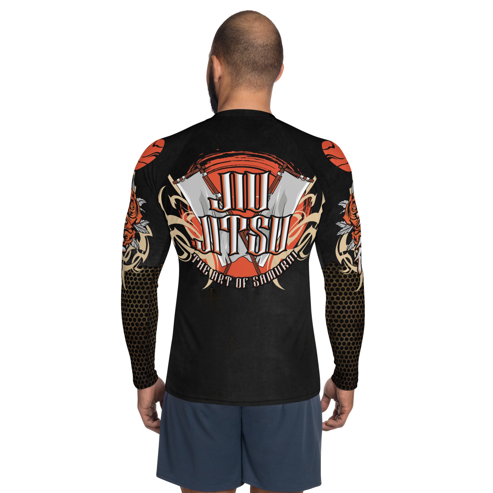 Men's Jiu Jitsu Rash Guard for BJJ the Art of the Samurai - Etsy