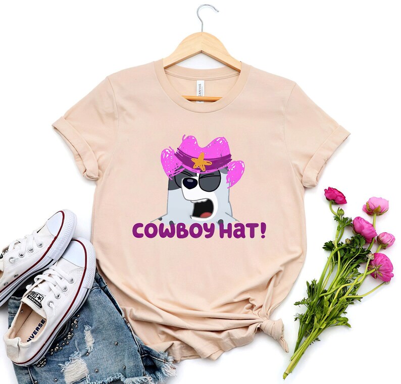 Muffin Demands Her Cowboy Hat Shirt Family Shirt Bluey - Etsy