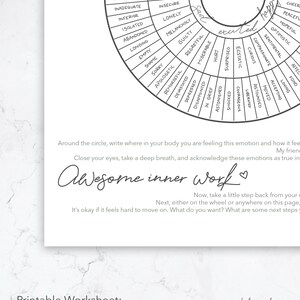 Explore Your Emotions: Comprehensive Emotion Wheel Printable - Mental ...