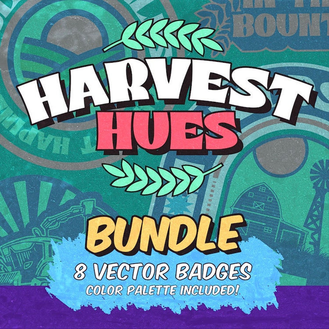 Harvest Hues Vector Pack - Etsy
