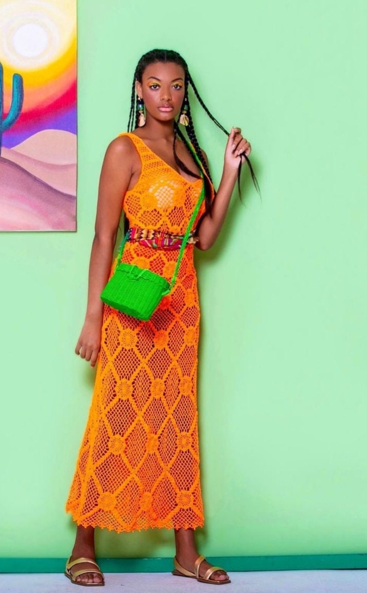 Crochet Long Dress Crochet Wedding Dress Crochet Sexy Dress - Etsy