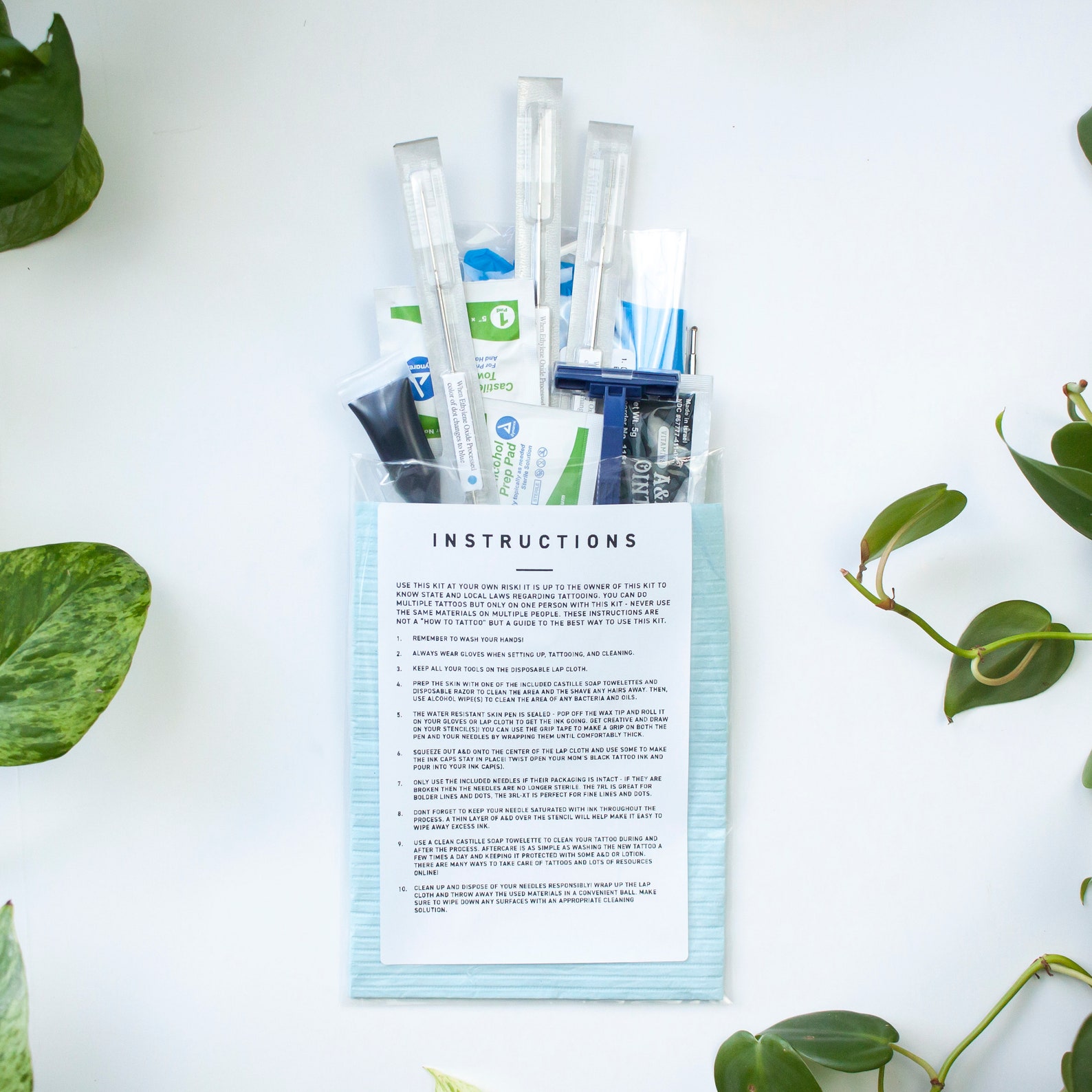 Professional Hand Poke Tattoo Kit Everything You Need - Etsy