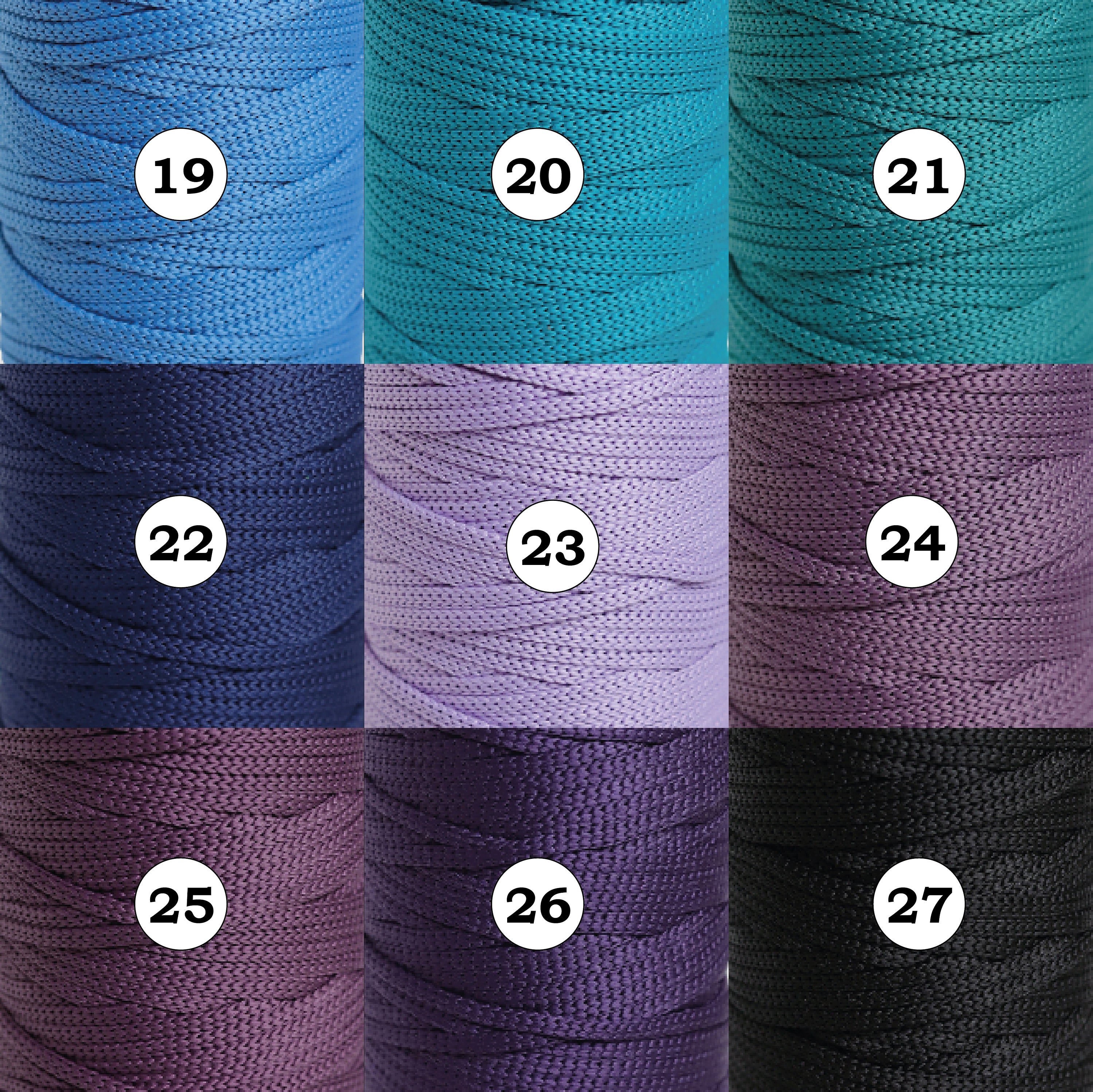 5 Mm (0.2") PP Macrame Cord, 100% PP Polyester Macrame Yarn 100m (328 ...