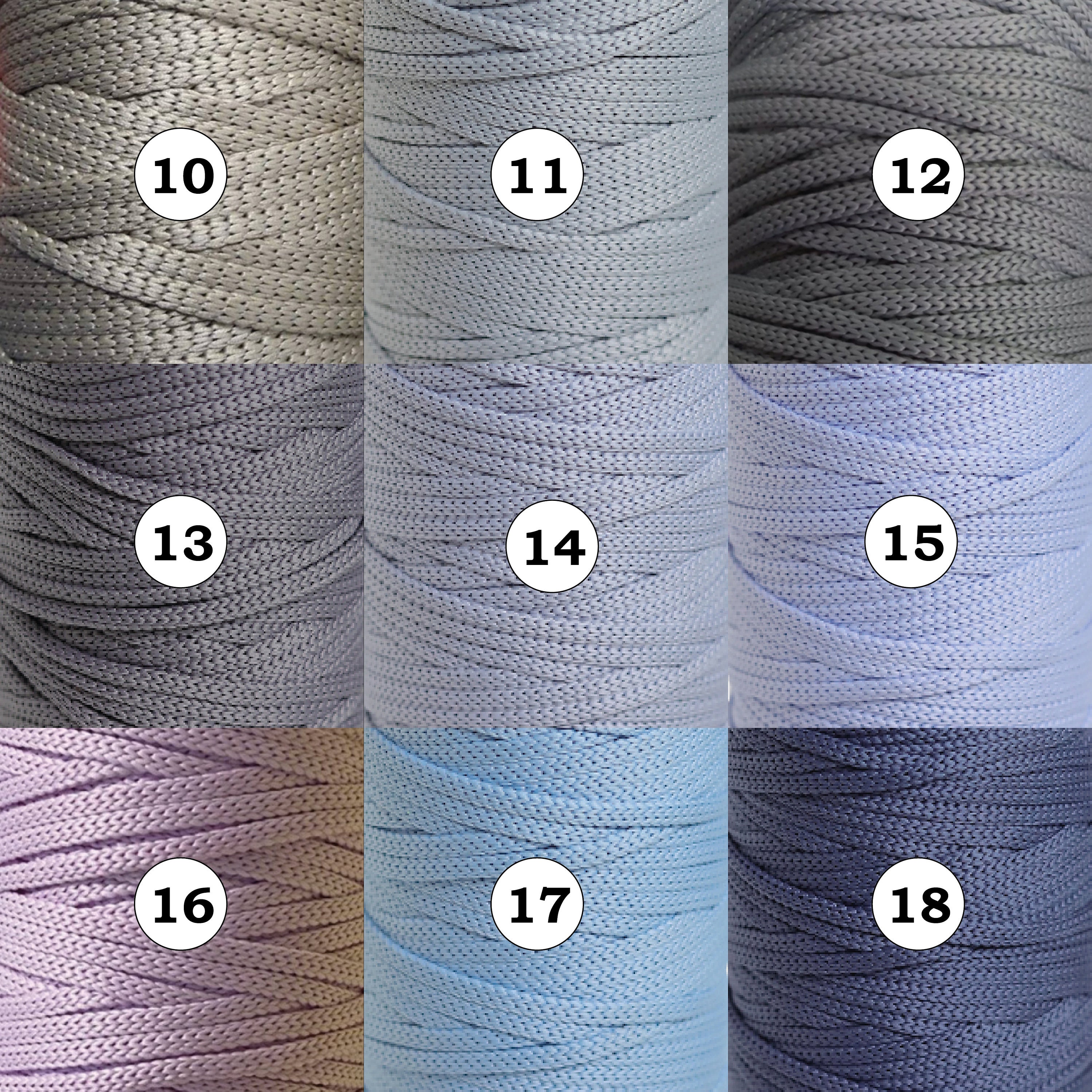 5 Mm (0.2") PP Macrame Cord, 100% PP Polyester Macrame Yarn 100m (328 ...