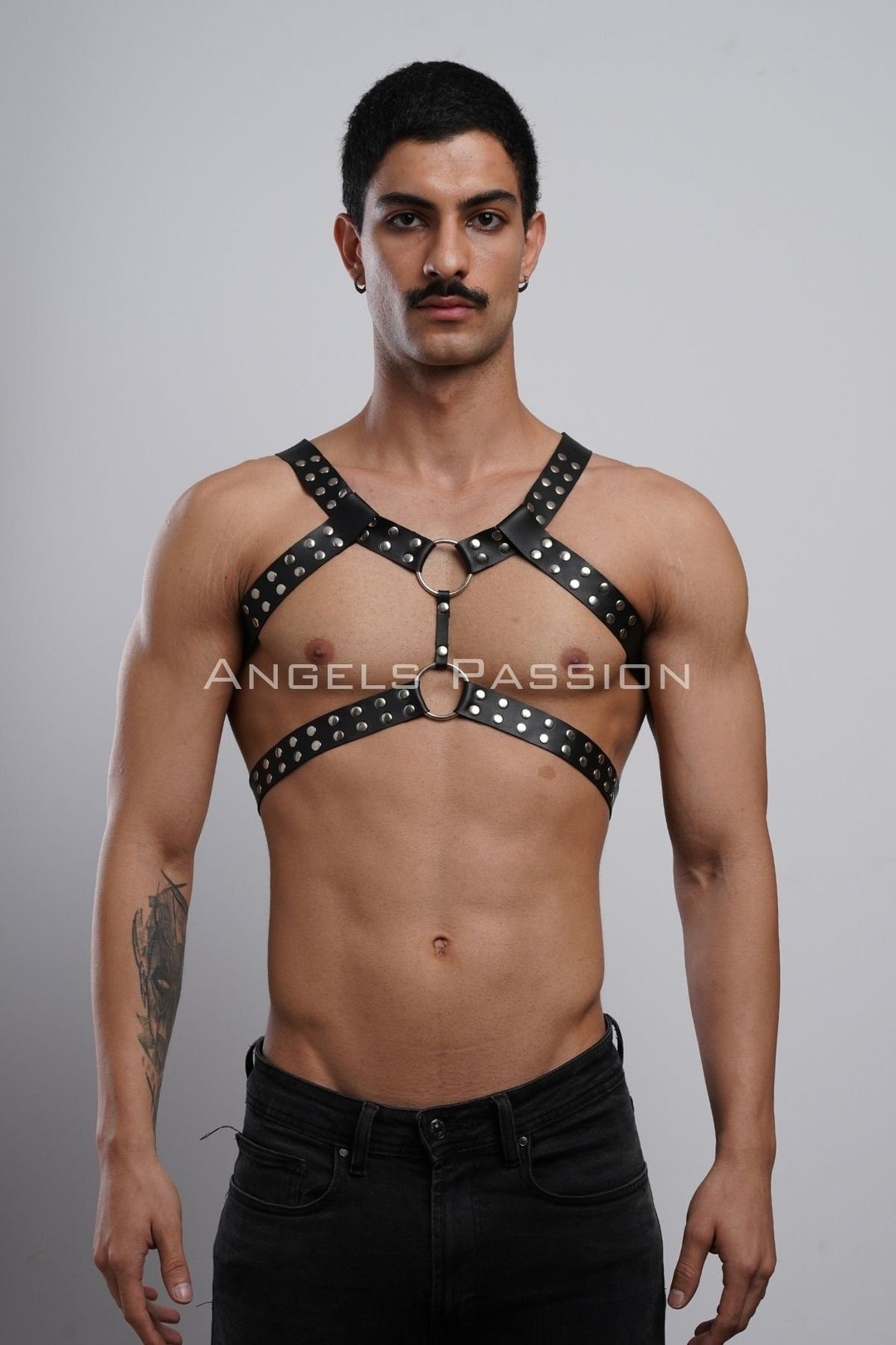 Chest Harness Men leather Harness Men Fetish bondages for Men suspender Harness-men Bdsm and ...