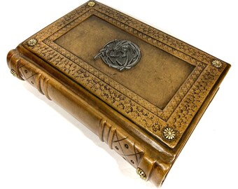 The Witcher Leather Journal Medieval Styled Book Fantasy - Etsy