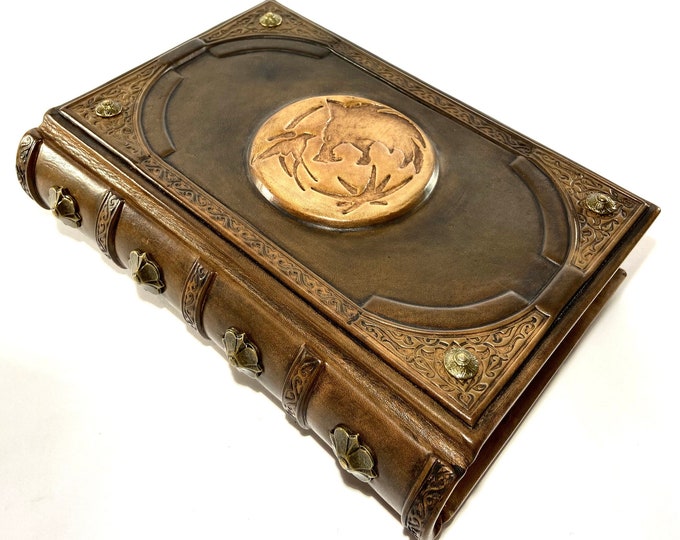 The Witcher Leather Journal - Medieval Styled Book - Fantasy Book ...