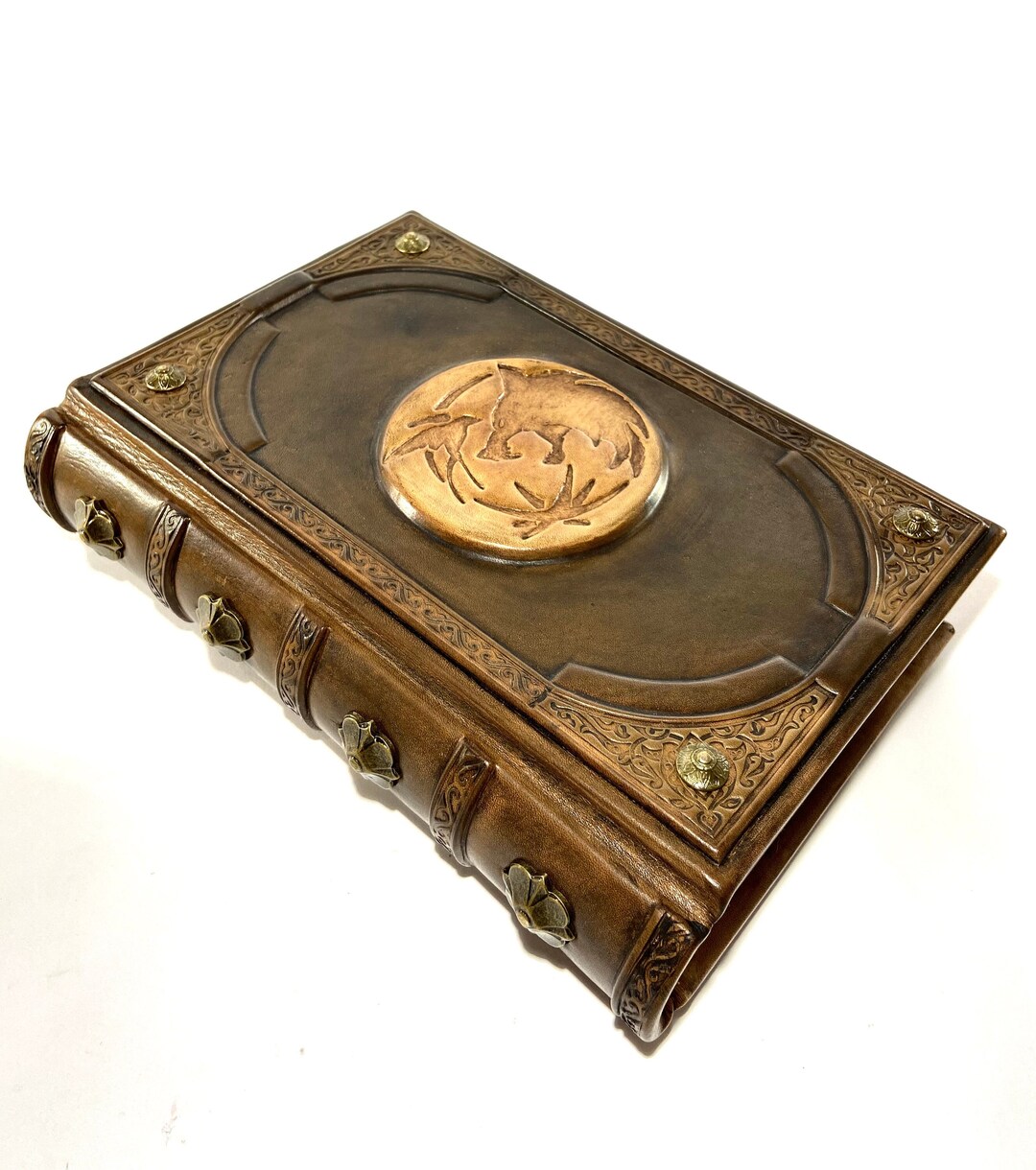 The Witcher Leather Journal Medieval Styled Book Fantasy Book Sapkowski ...