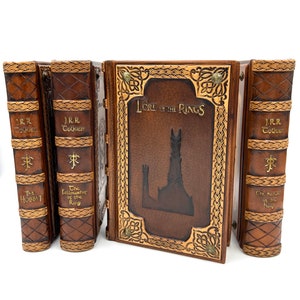 The Lord of the Rings Leather Books, the Hobbit Book, Leatherbound ...