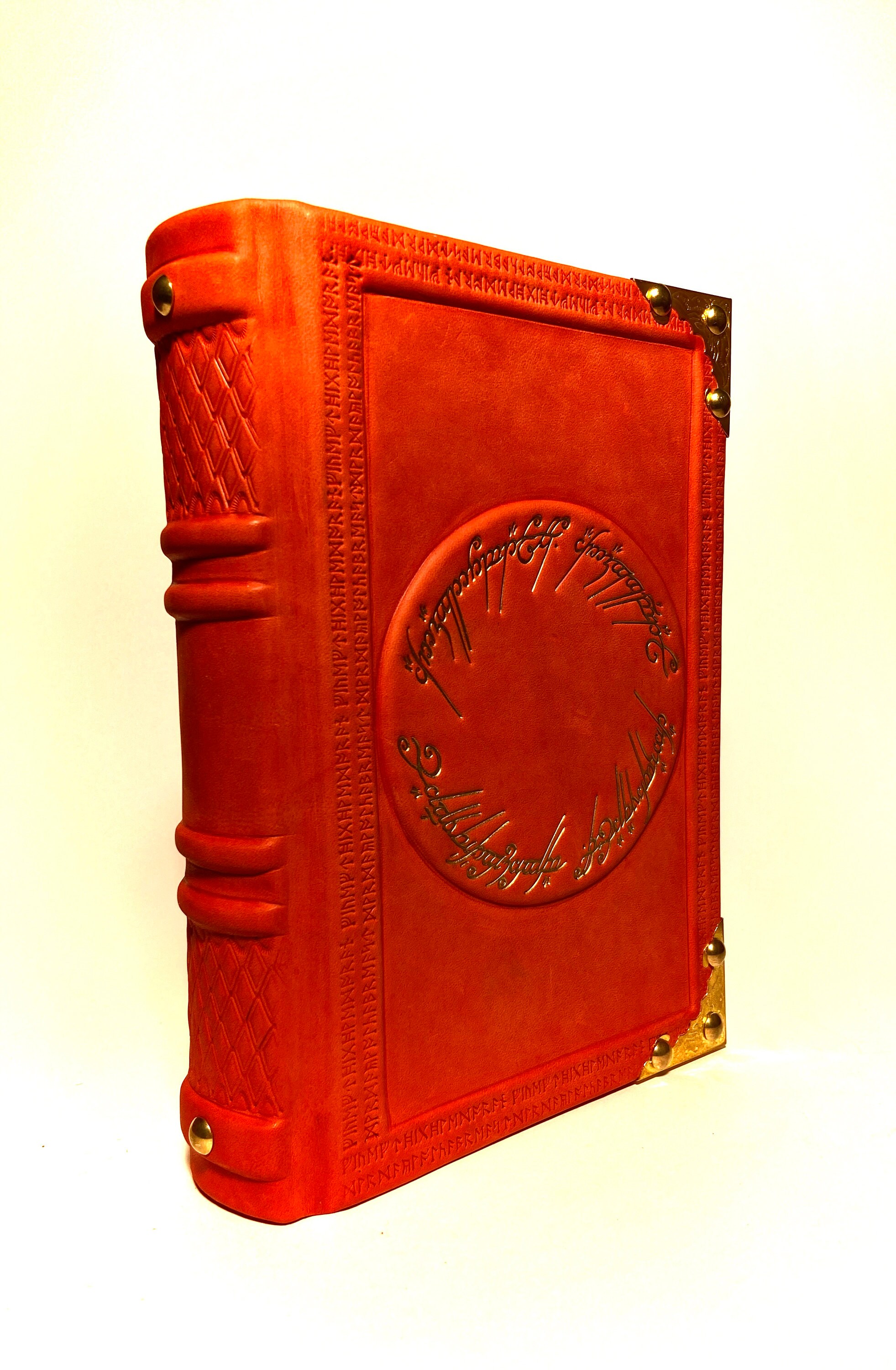 Lord of the Rings leather journal the hobbit book Tolkien | Etsy