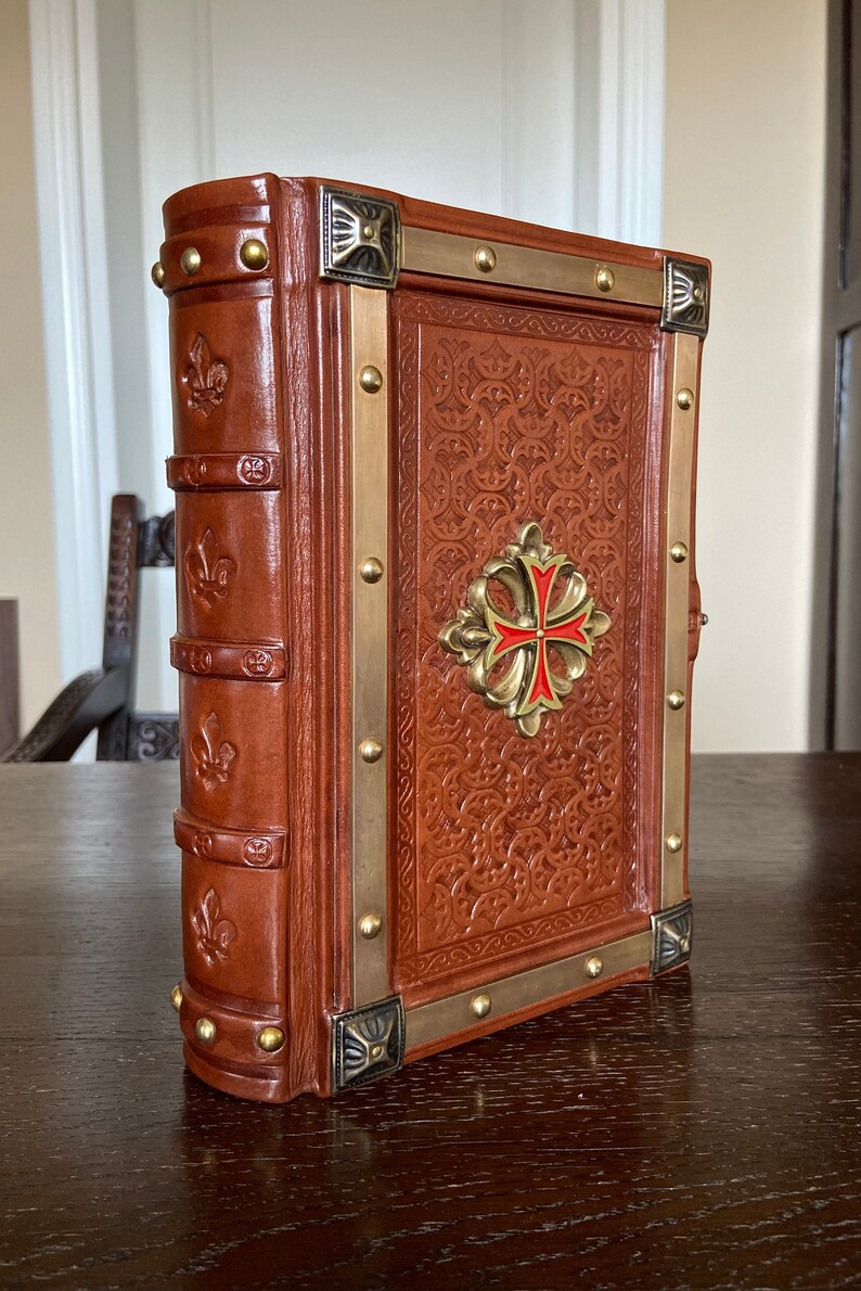 Medieval Styled Leather Journal Heraldic Book Book of the - Etsy