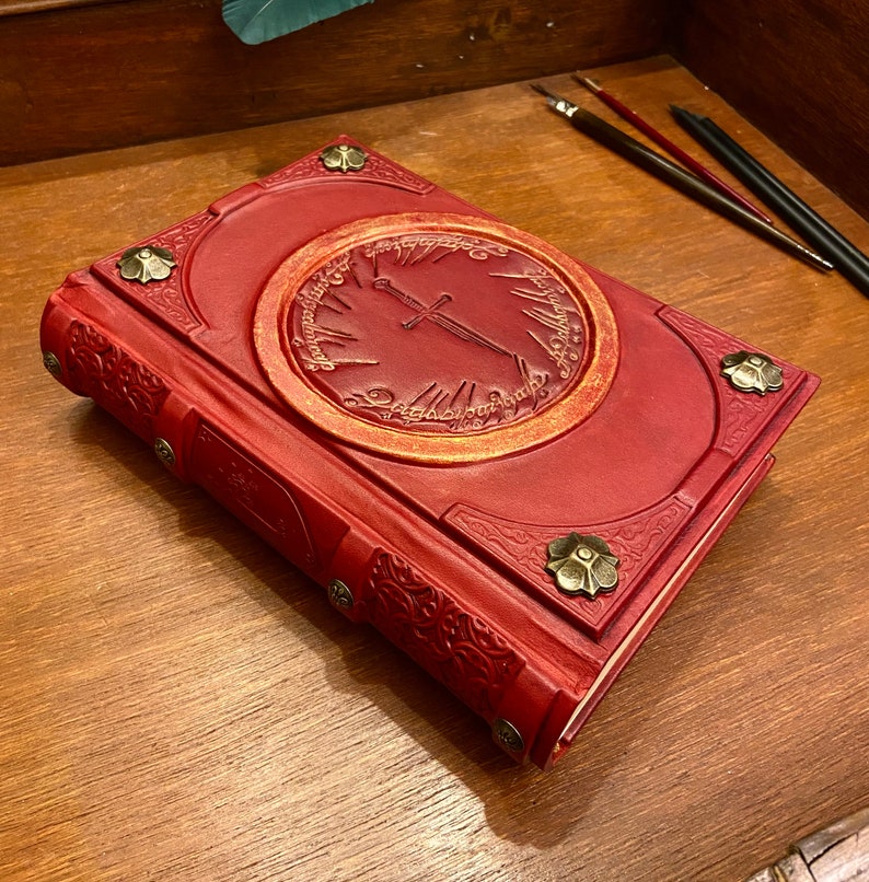 Lord of the Rings Leather Journal the Hobbit Book Tolkien - Etsy
