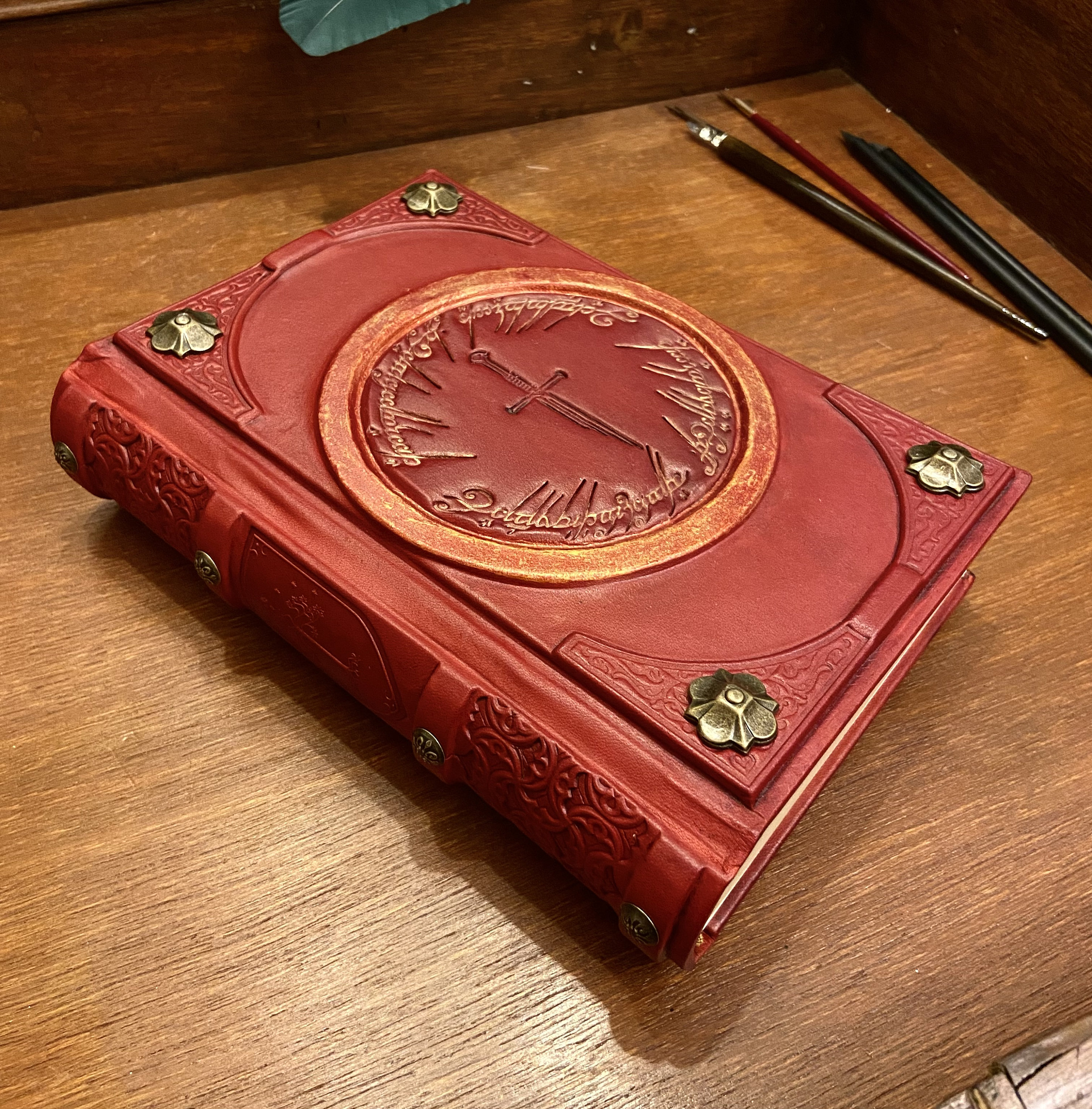 Lord of the Rings Leather Journal the Hobbit Tolkien - Etsy