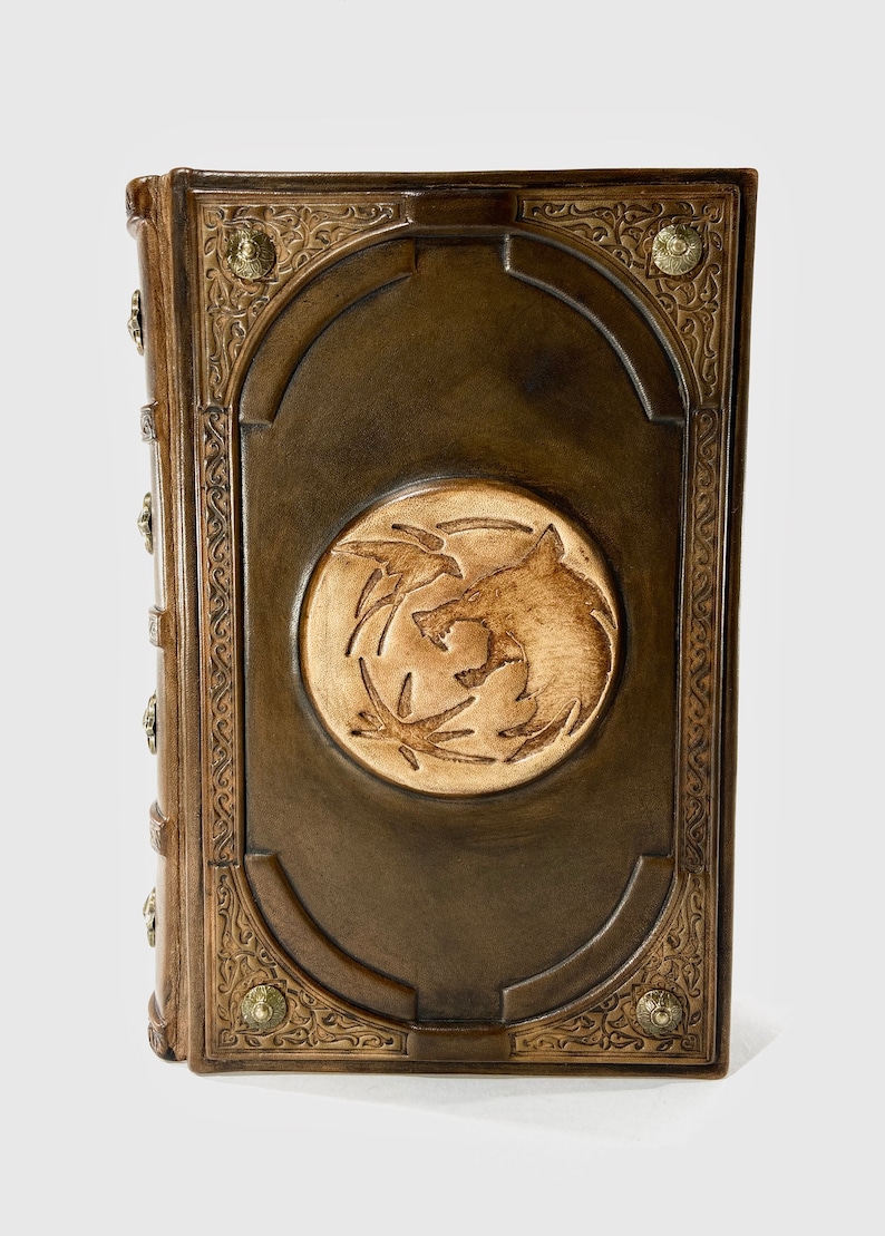 The Witcher Leather Journal Medieval Styled Book Fantasy - Etsy