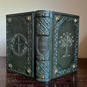 Lord of the Rings Leather Journal, Medieval Styled Book, the Tree of Gondor, Tolkien Sketchbook ...