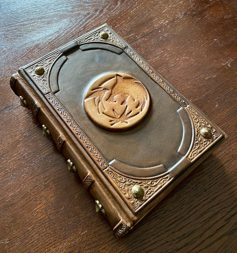 The Witcher Leather Journal Medieval Styled Book Fantasy - Etsy
