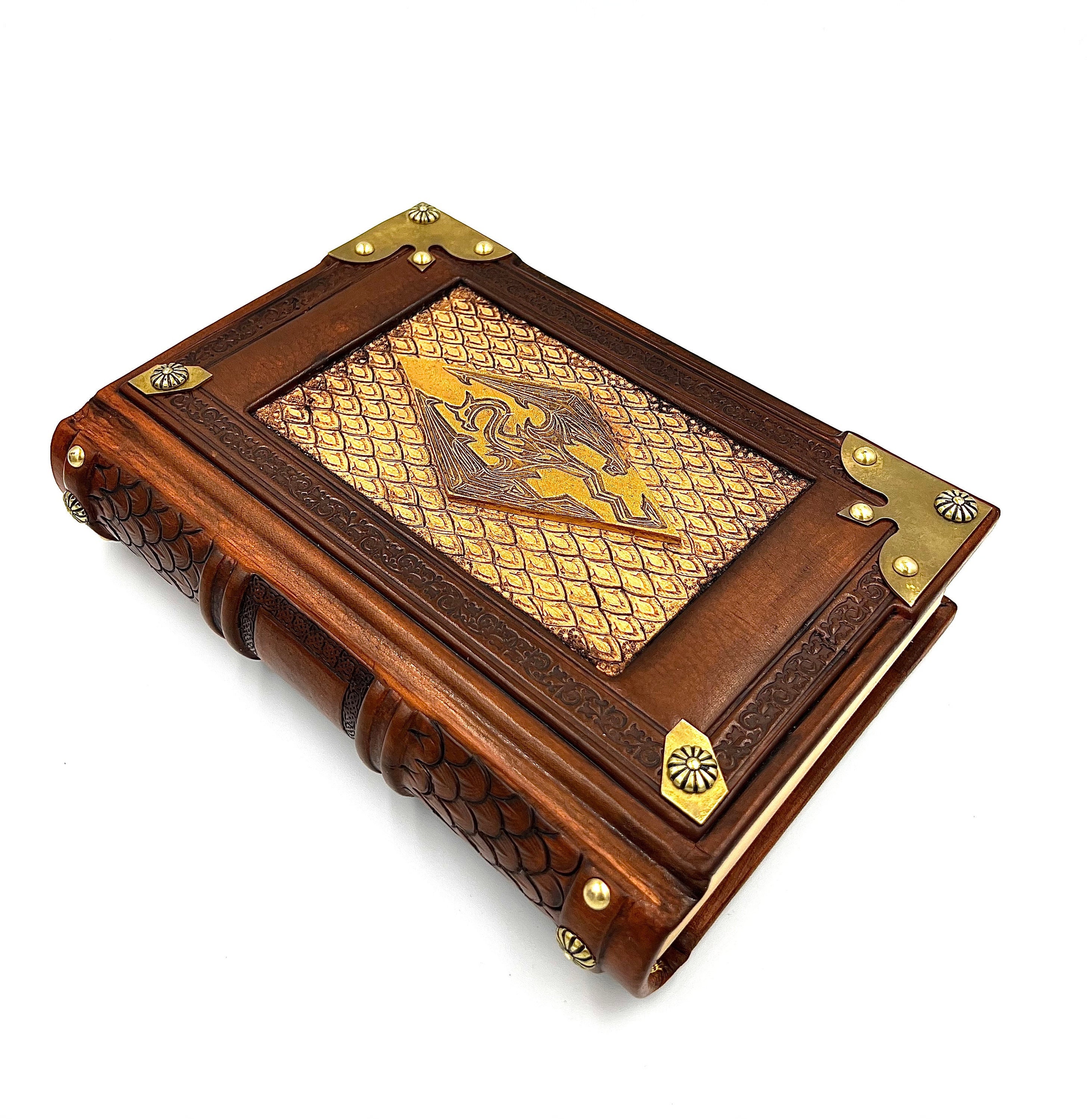 Skyrim Leather Journal Medieval Styled Book Elder Journal - Etsy